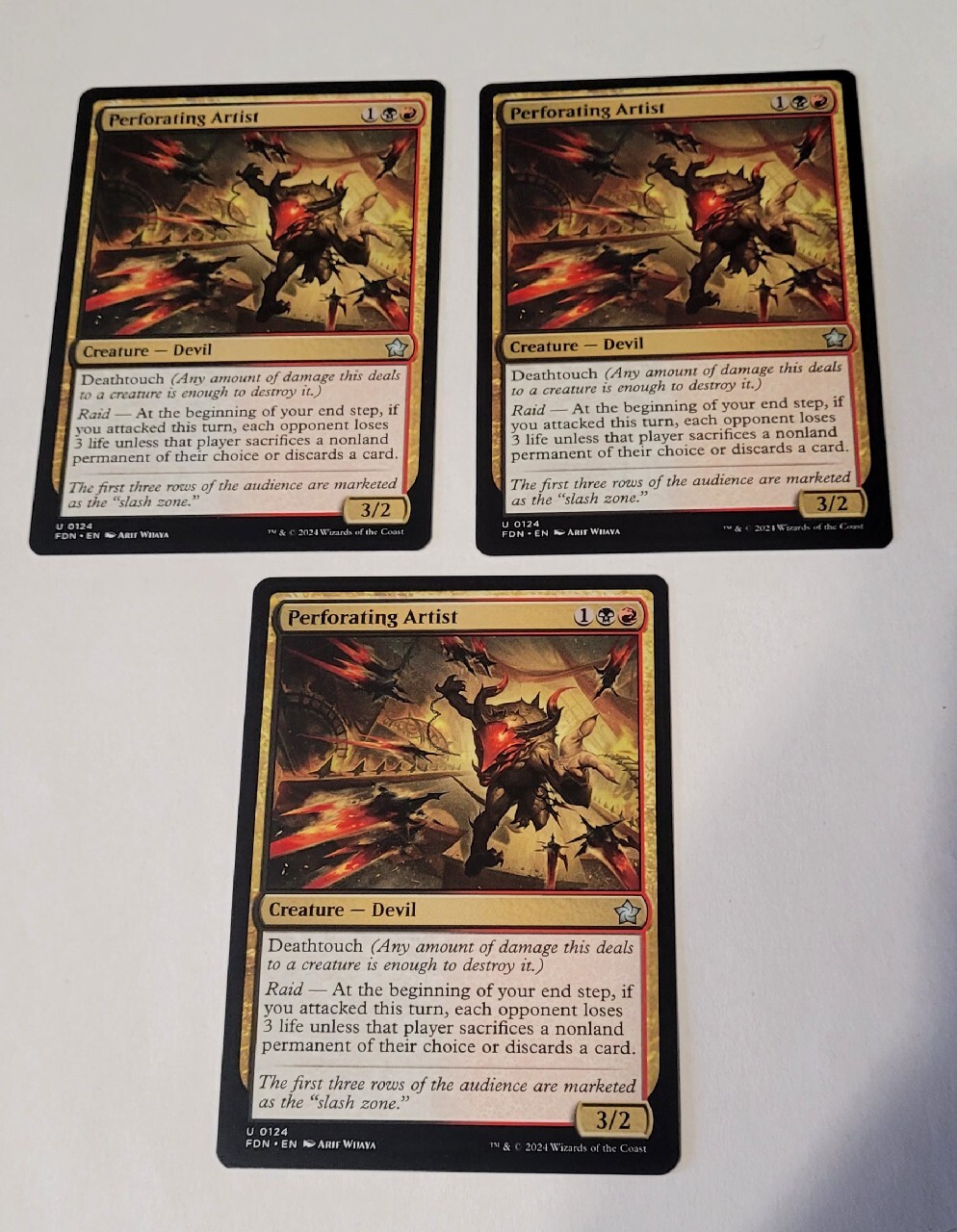 Zestaw 3 kart (3x Perforating Artist) | Stargard | Kup teraz na Allegro ...