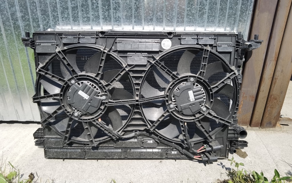 Wentylator 8W0121003C i chłodnica 8W0121251AA | Zambrów | Kup teraz na ...