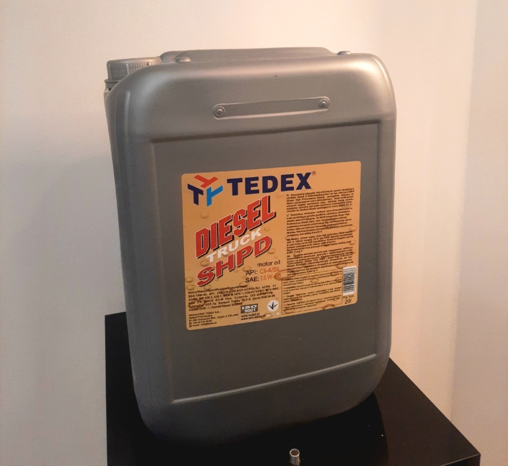 Olej do ciężarówek i traktorów TEDEX SHPD 15W40 | Bydgoszcz ...