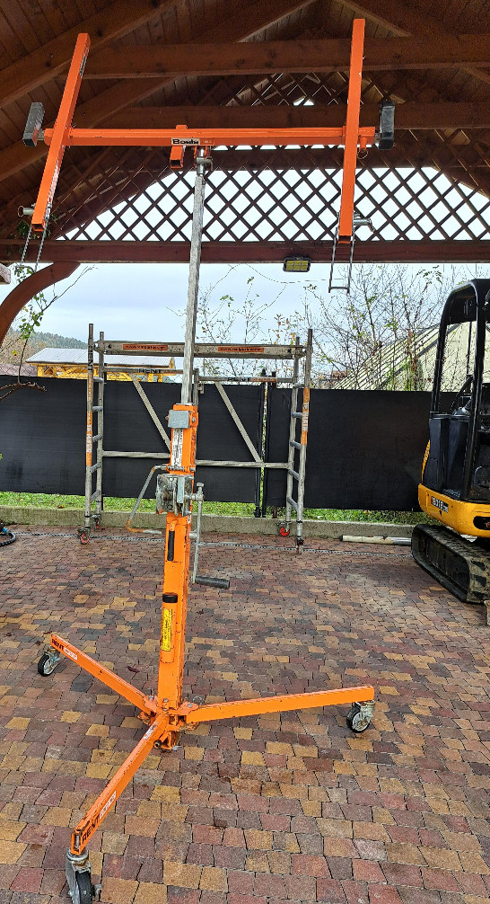 Podnośnik winda do podnoszenia płyt OSB kartonowo gipsowych Sumner ...