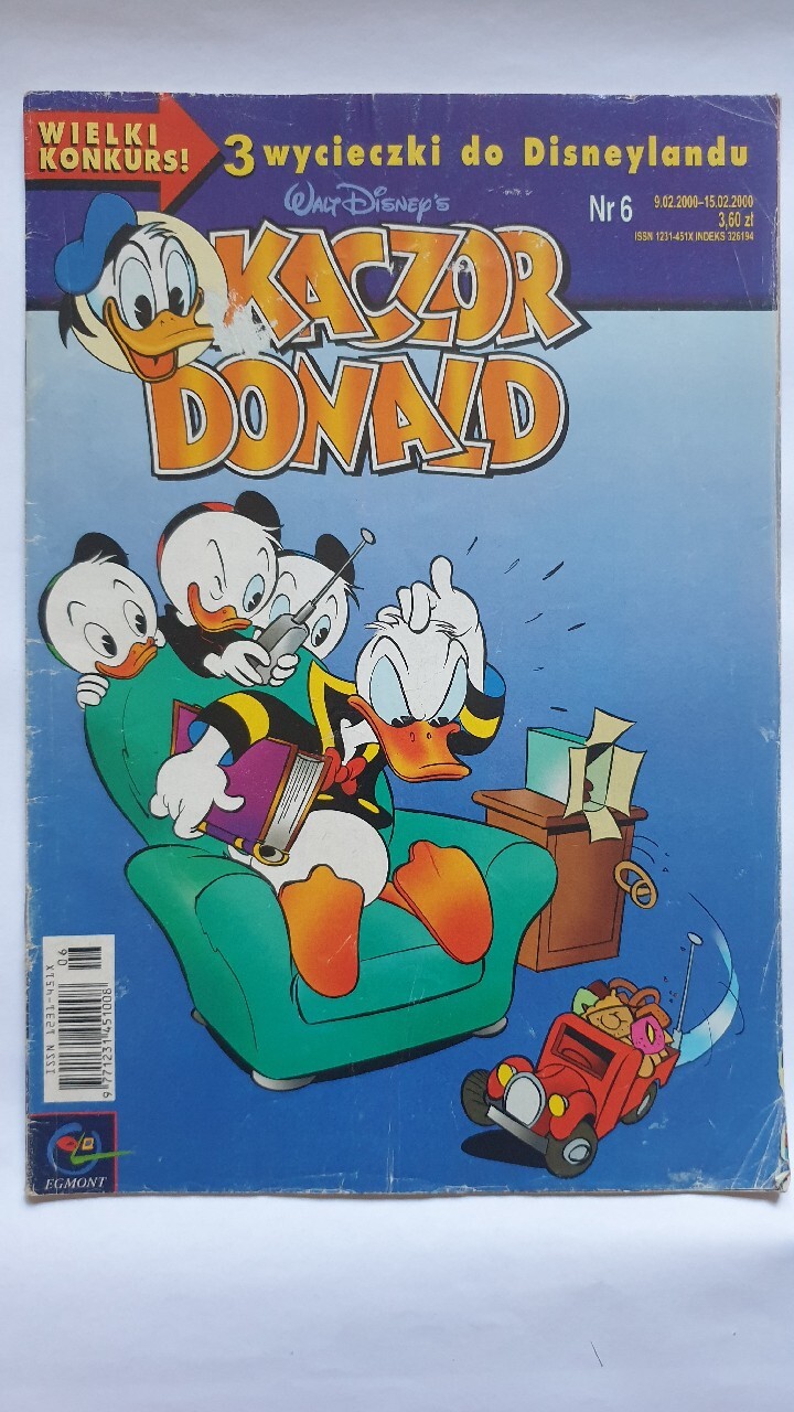 Kaczor Donald Komiks Nr 6/2000 | Łazy | Kup teraz na Allegro Lokalnie
