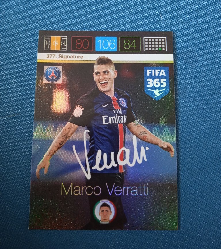 Karta FIFA Panini 365 Marco verratti | Gliwice | Kup teraz na Allegro ...