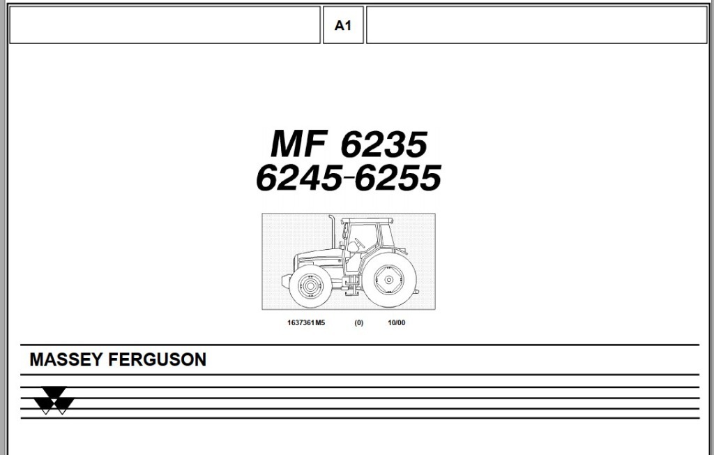 Katalog części Massey Ferguson MF 6235, MF 6245, MF 6255 | Białystok ...