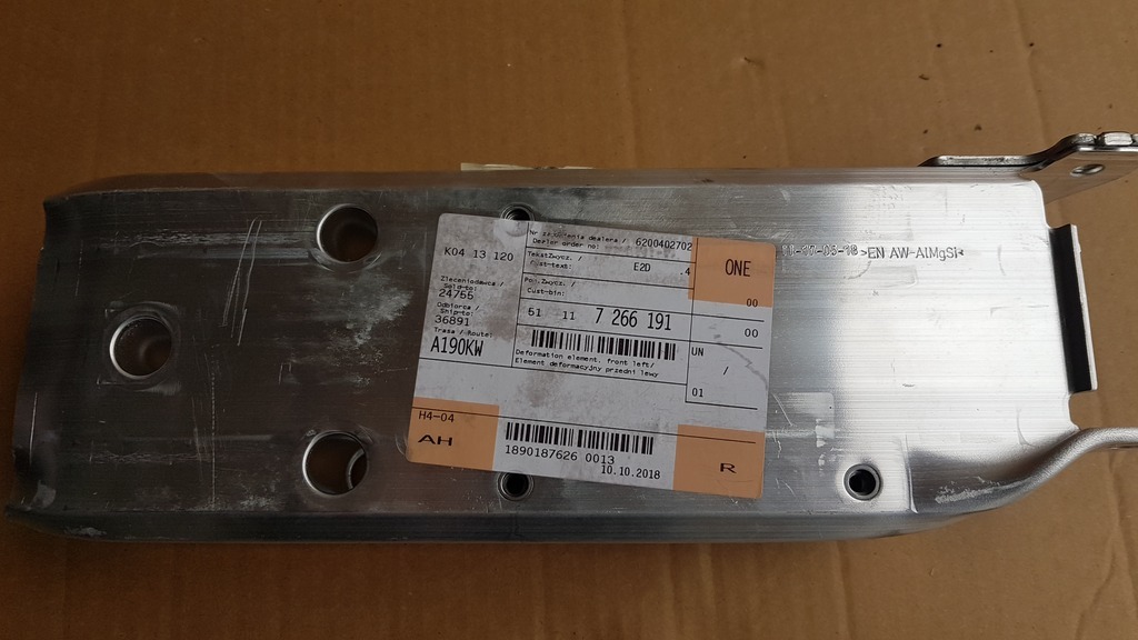 Strefa zgniotu lewa BMW 3 F30 F31 51117266191 | Borzęcin Mały | Kup ...