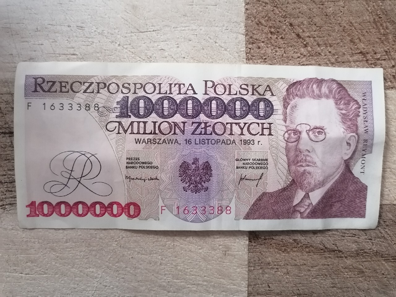 Banknot milion złotych !!SUPER STAN!!! 22 | Chmielnik | Kup teraz na Allegro Lokalnie