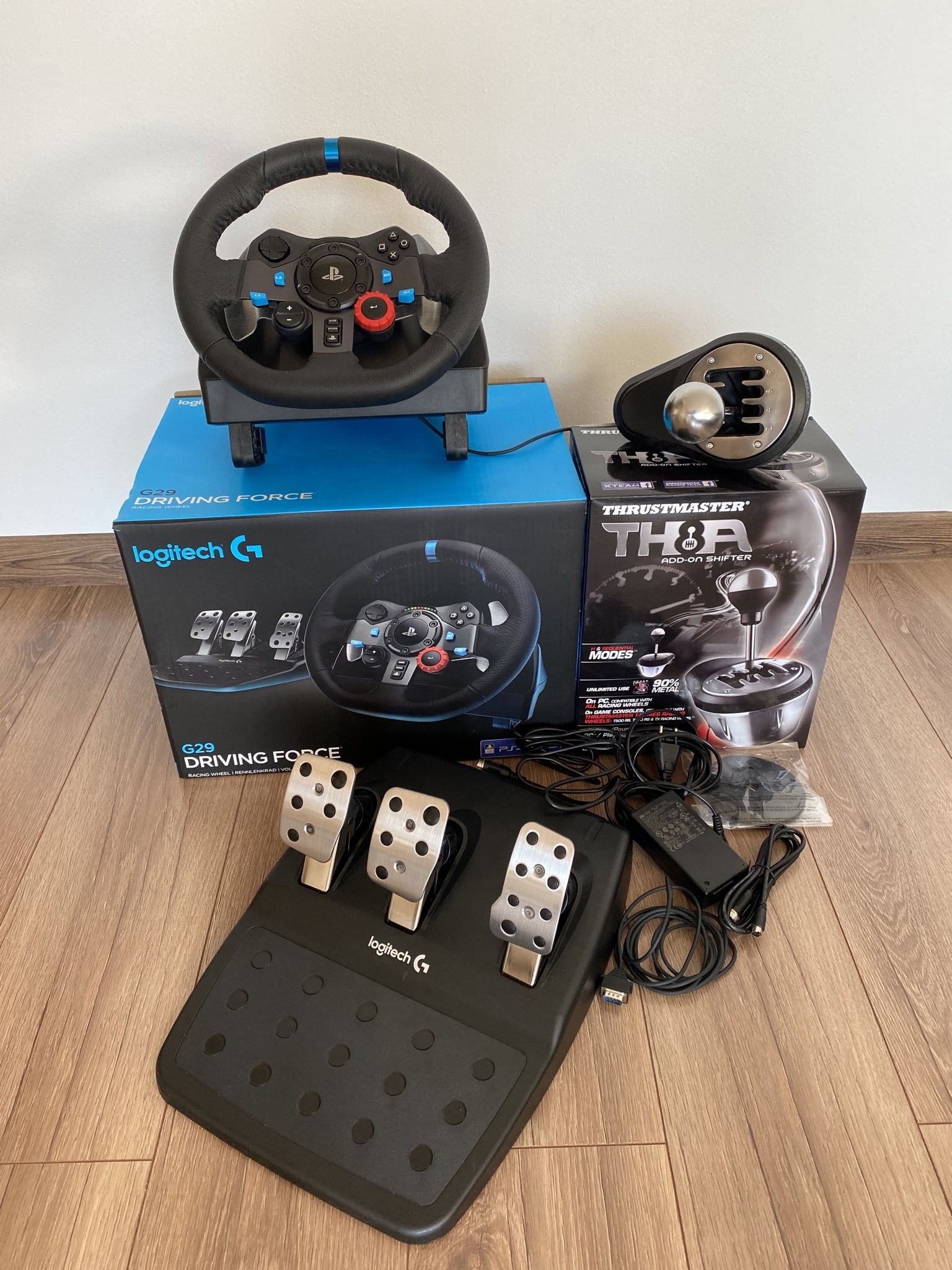 Logitech G23 + Thrustmaster TH8A | Tylicz | Kup teraz na Allegro Lokalnie