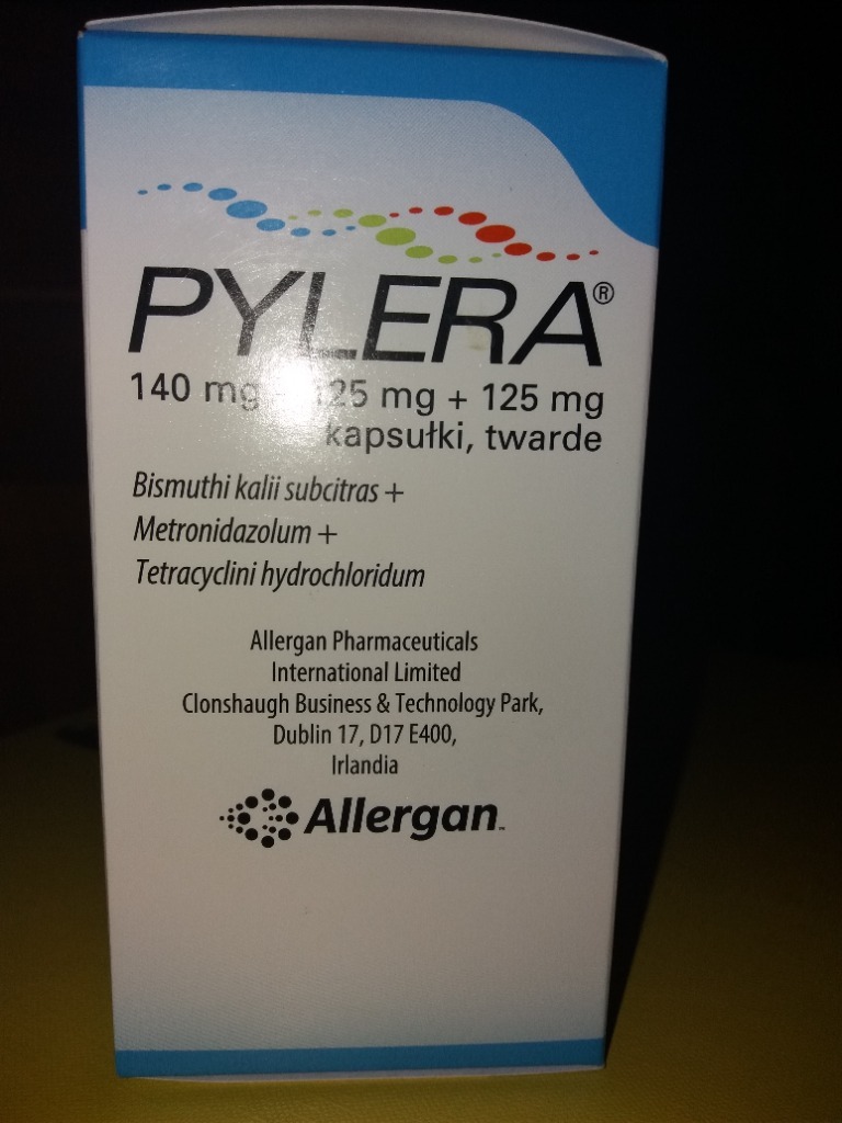 Pylera 120 szt lek na helicobakter pylori | Poznań | Kup teraz na ...