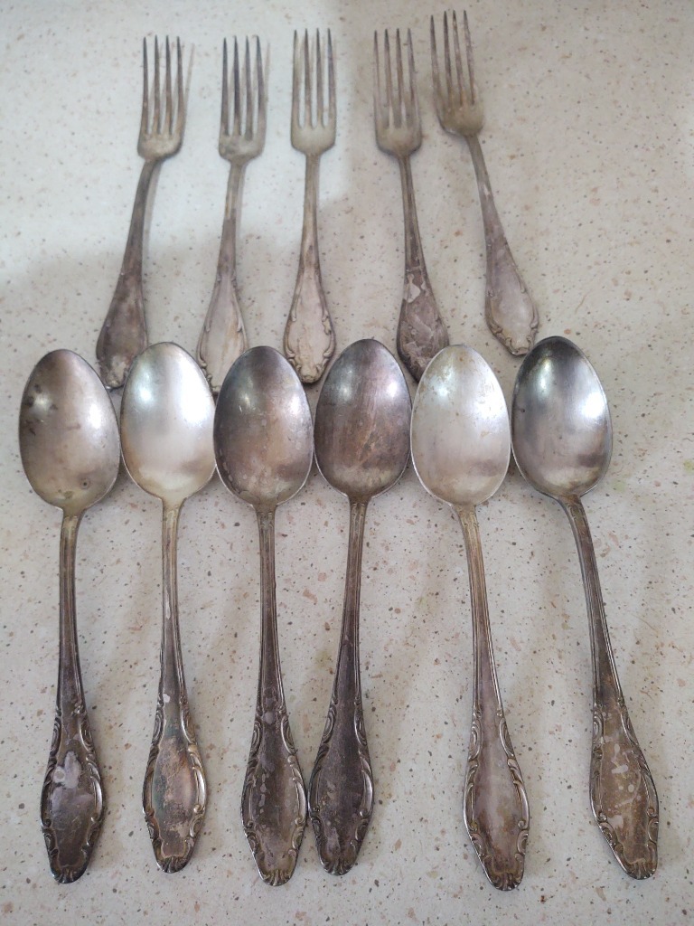 Piękne stare sztućce firmy Wellner Silber | Mikołajki | Kup teraz na ...