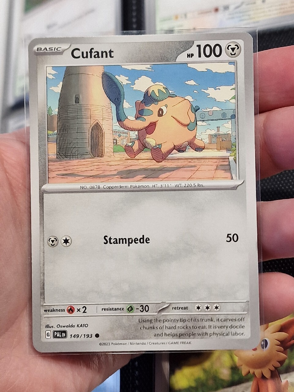Karta pokemon Cufant PAL 149 Paldea Evolved | Gdańsk | Kup teraz na ...