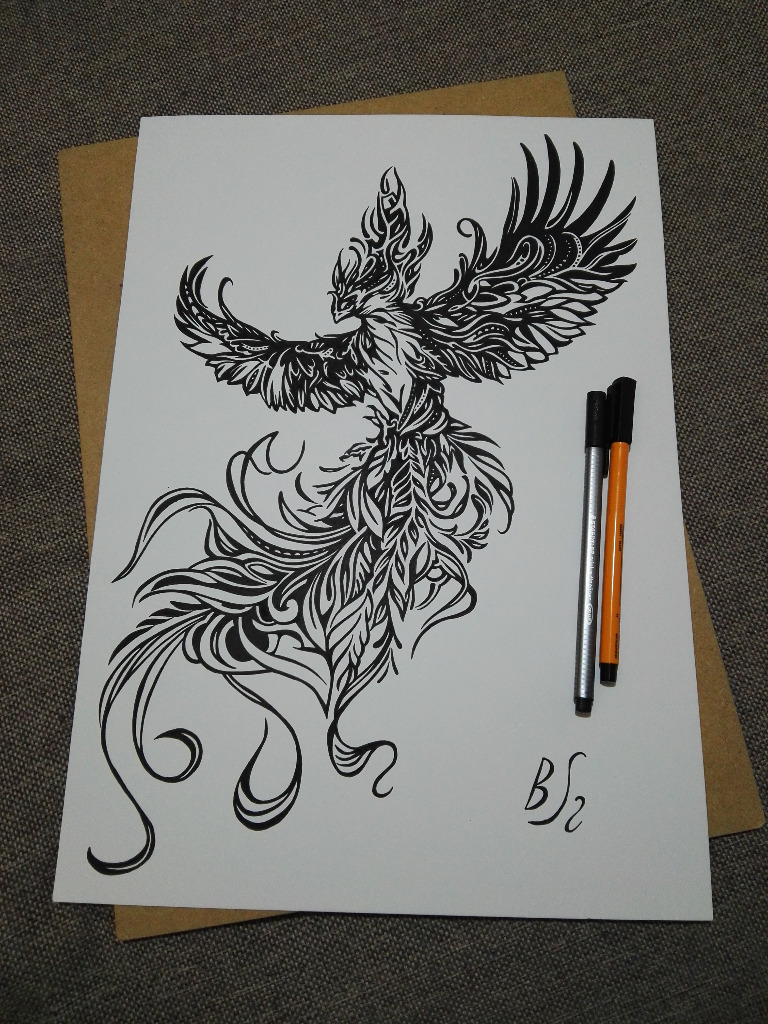 Rysunek: feniks cienk b tech A3 250 g m2 | Warszawa | Kup teraz na ...