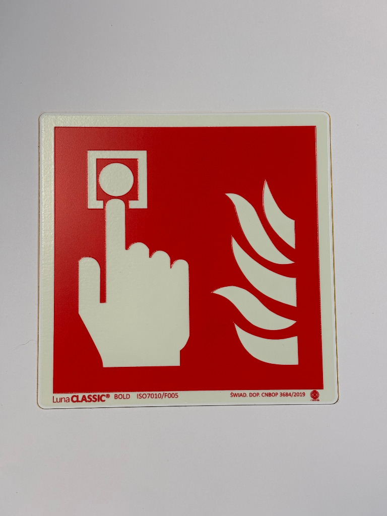 Znak alarm przeciwpożarowy BHP CNBOP | Gorzów wlkp. | Kup teraz na ...