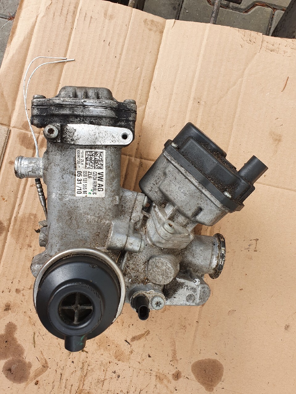 ZAWÓR EGR AUDI 059 131 515 BE ZL6 VW AG | Toruń | Kup teraz na Allegro ...