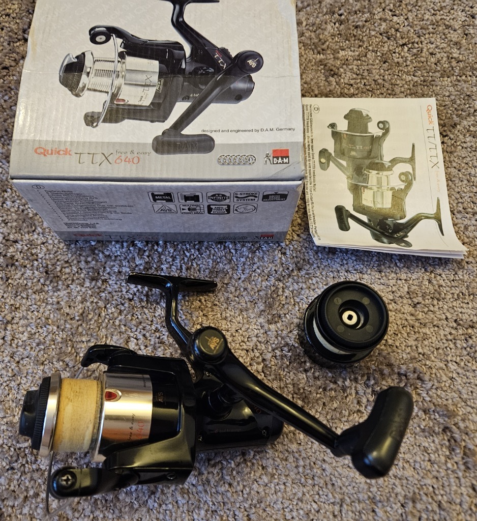 Kołowrotek wędkarski na grubą rybę, DAM Quick TTX 640 free & easy ...