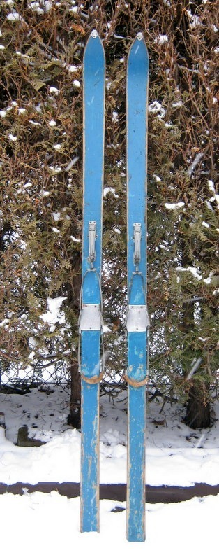 Stare narty drewniane | Kraków | Ogłoszenie na Allegro Lokalnie