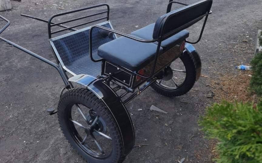 Sulka, gig, dwukółka, bryczka dla kuca z uprzężą | Wadowice ...