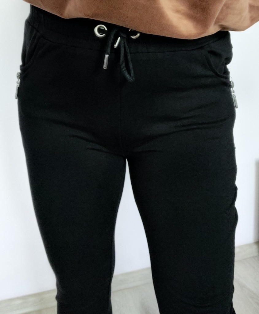 Spodnie dresowe Megi collection czarne l/xl | Biała | Kup teraz na ...