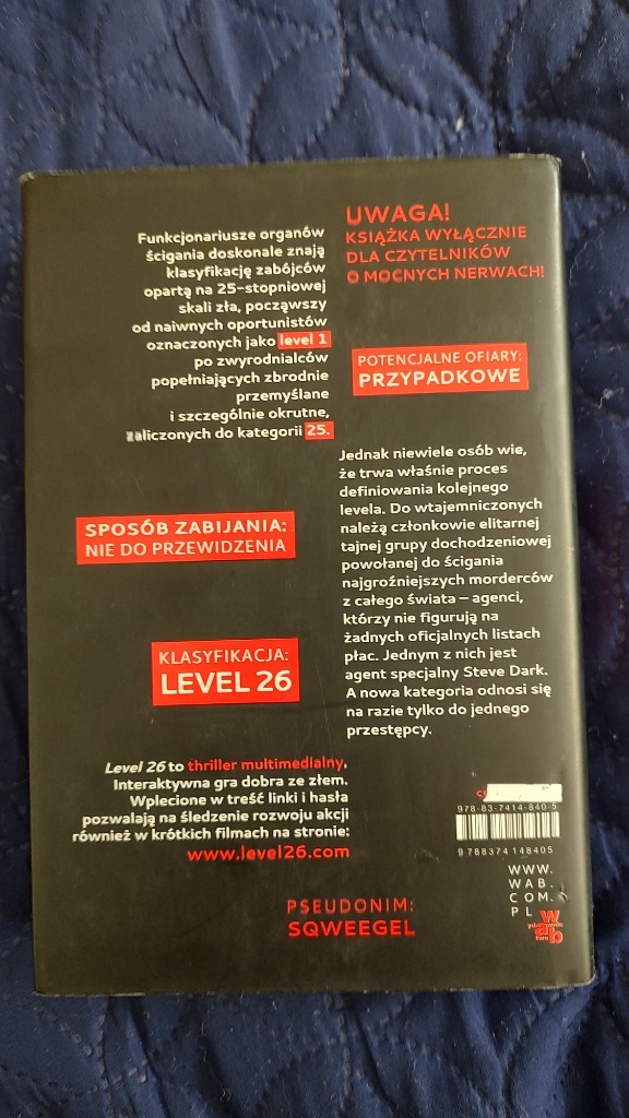 Level 26 - Anthony E. Zuiker | Warszawa | Kup teraz na Allegro Lokalnie