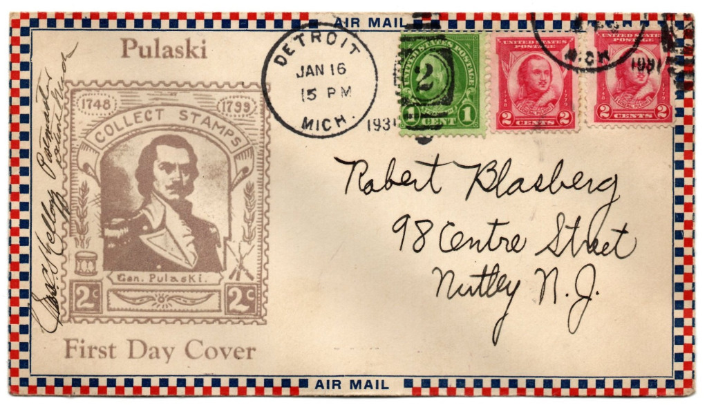 Gen. Pulaski FDC 1931, US | Białowieża | Kup teraz na Allegro Lokalnie