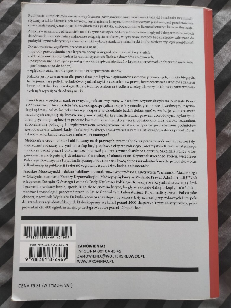 Kryminalistyka czyli o współczesnych metodach... | Zwonowice | Kup ... Kryminalistyka czyli o współczesnych metodach... | Zwonowice | Kup ...