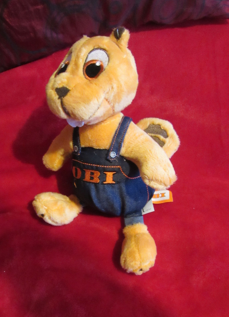 Bóbr pluszowa maskotka miś OBI zabawka | Kraśnik | Kup teraz na Allegro ...