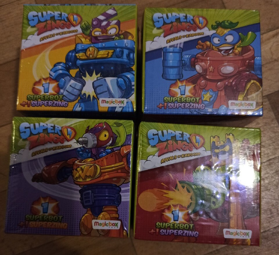 Super Zings 3 seria superbot 4 figurki | Warszawa | Kup teraz na ...