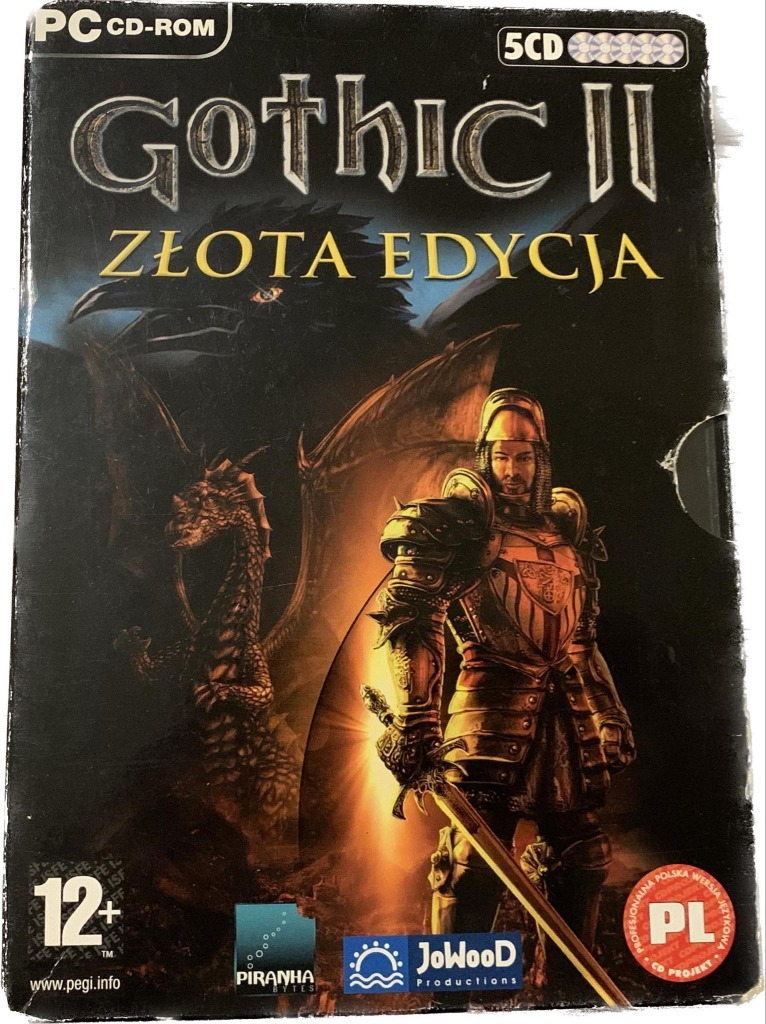 GOTHIC 2 ZŁOTA EDYCJA 5CD PL WYDANIE BOX | Rejowiec Fabryczny ...