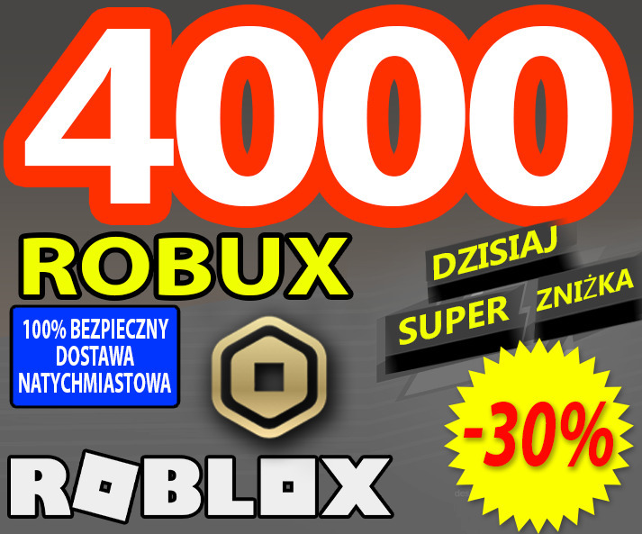 Robux 4000 - Niska cena na Allegro.pl