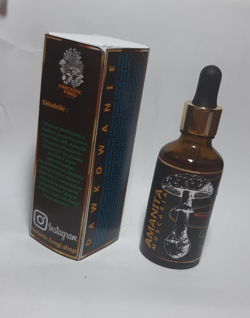 Krople Amanita Muscaria 50ml ! Muchomor czeerwony | Warszawa | Kup ...