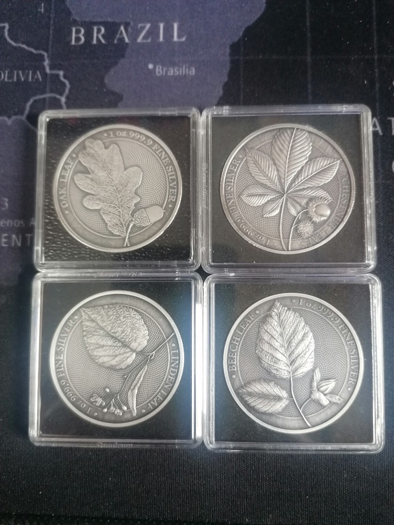 Srebrne Monety MYTHICAL FOREST OKSYDA cała seria | Sanok | Ogłoszenie ...