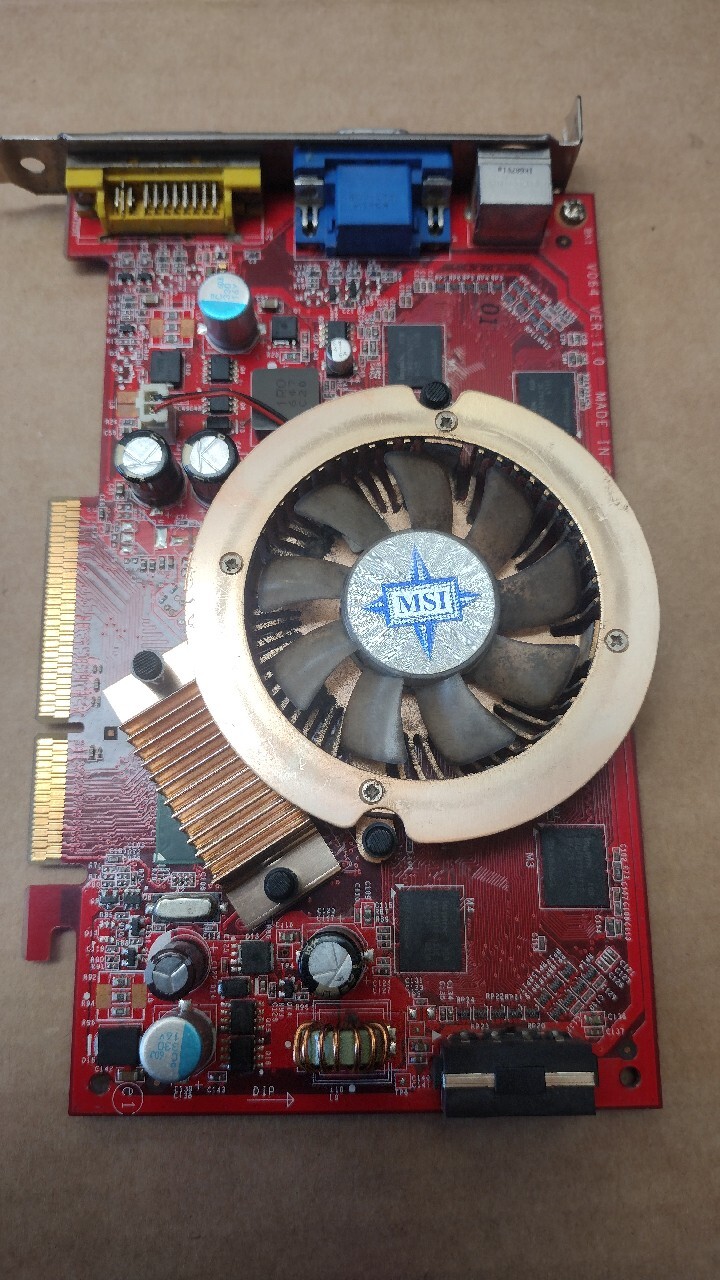 MSI GeForce 7600 GT 512 mb agp x8 sprawna | Michałów-Reginów ...