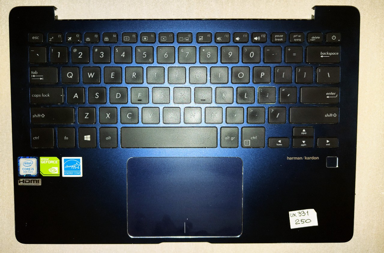Asus zenbook 13 ux331 palmrest, динамики Купить в Украине: б/у разборка ...