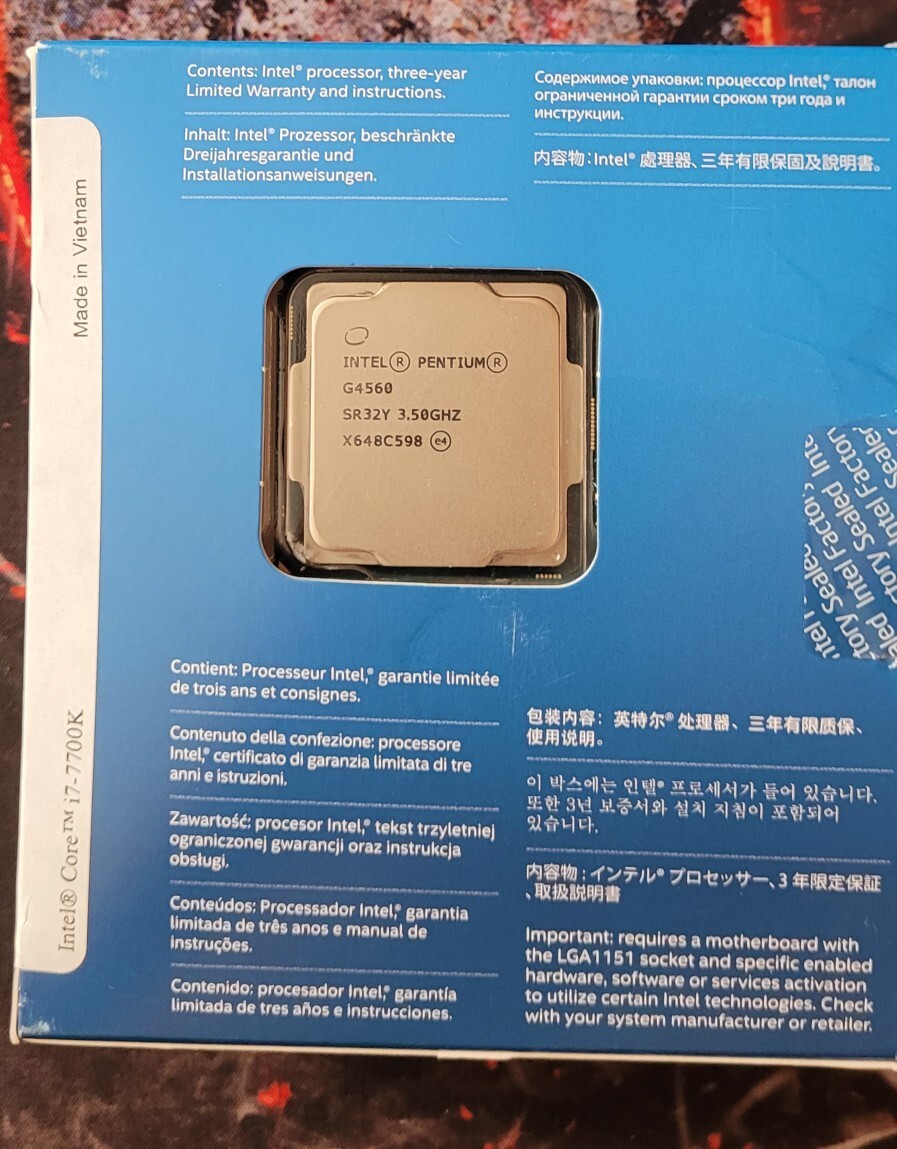Intel Pentium G4560 3 5 GHZ | Katowice | Kup teraz na Allegro Lokalnie