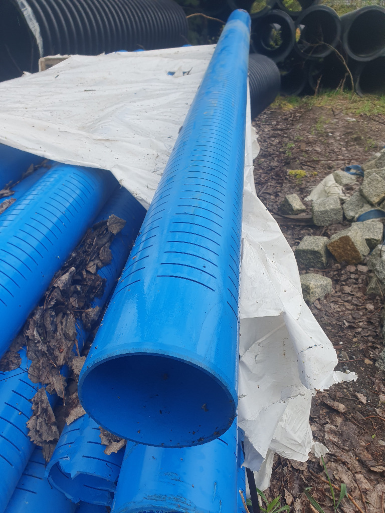 Rury drenażowe PVC, Perforacja SN12, fI 160 DŁ.3m | Tomice | Ogłoszenie na Allegro Lokalnie