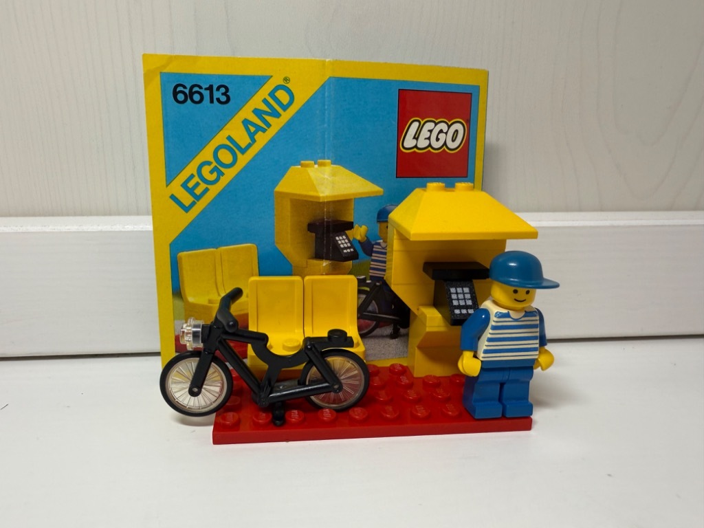 LEGO clac town 6613 Telephone Booth | ŁÓDŹ | Kup teraz na Allegro Lokalnie