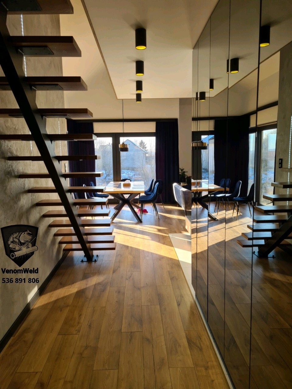 Schody stalowe metalowe nowoczesne samonośne loft | Skarżysko-Kamienna ...