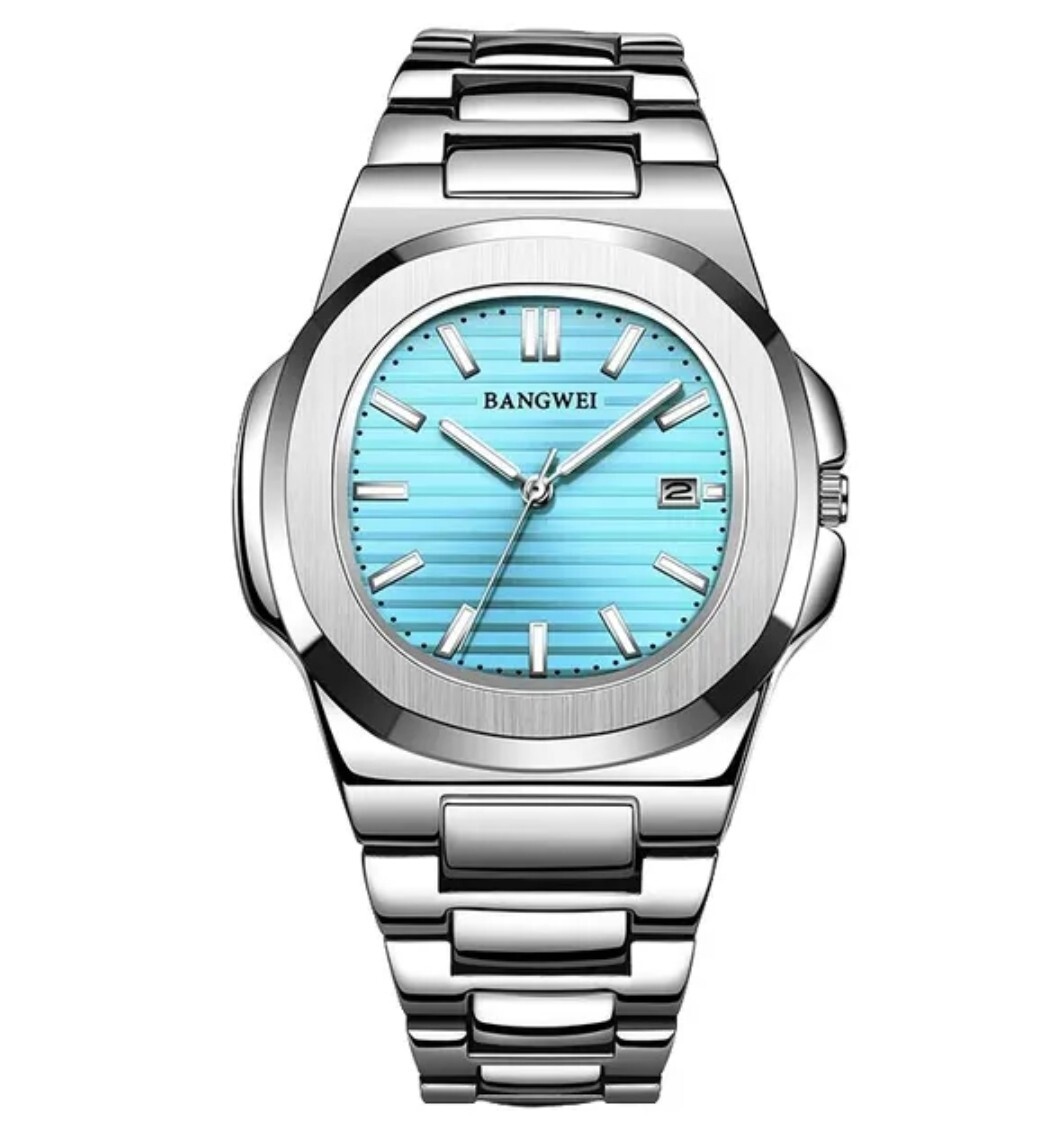 Zegarek męski BANGWEI 40mm Pełna Bransoleta LUMA | Leżajsk | Kup teraz na Allegro Lokalnie