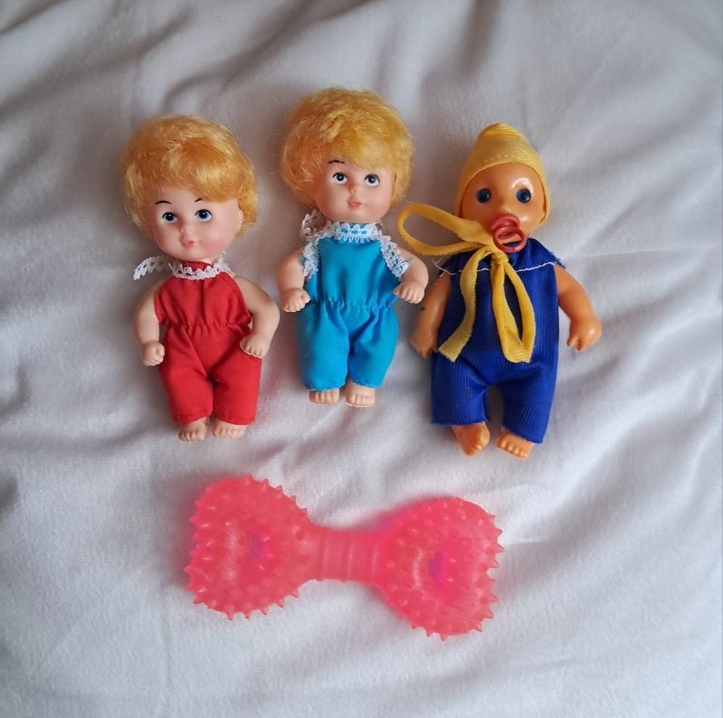 Laleczki mini z PRL 3 szt | Ostrów Wielkopolski | Kup teraz na Allegro ...
