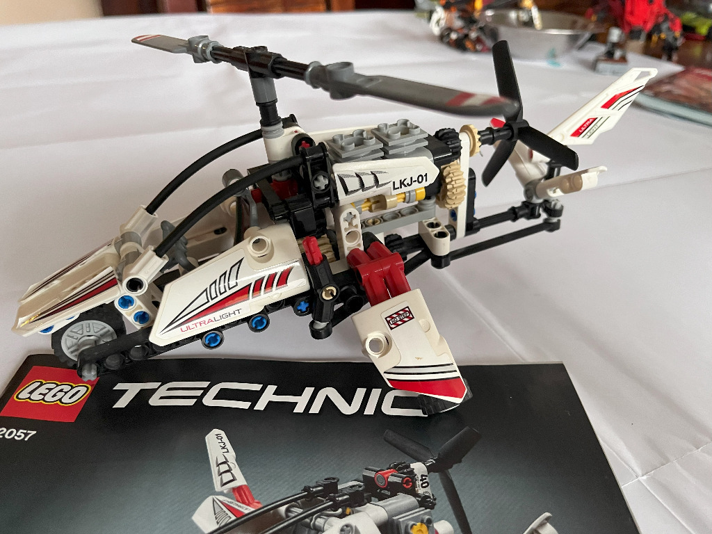 LEGO 42057 Technic Ultralight Helicopter 2w1 komplet 100% pudełka ...