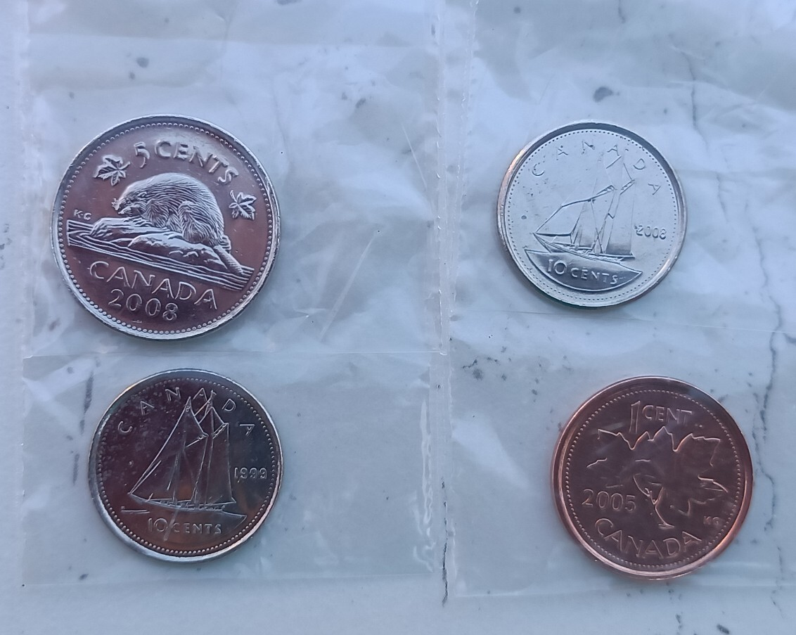 Monety kolekcjonerskie centy kanadyjskie | Warszawa | Kup teraz na ...