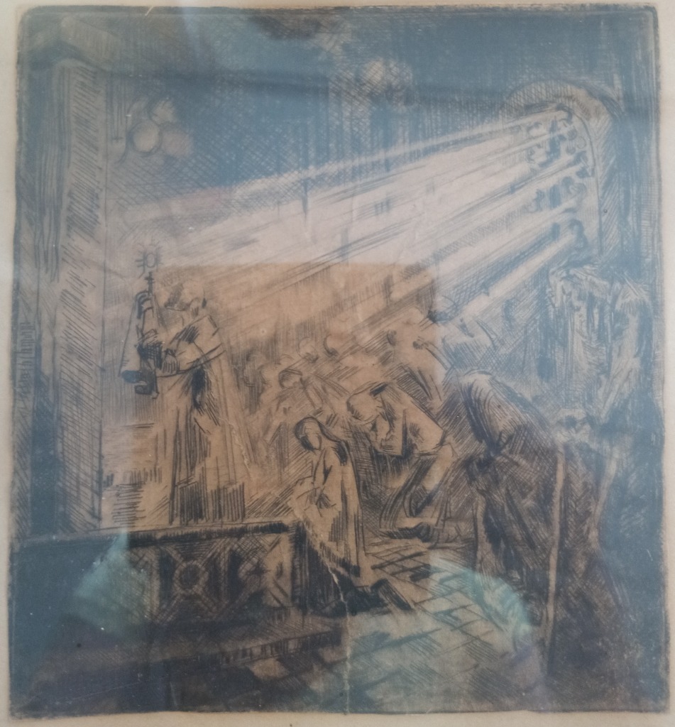 Stara grafika Msza | Wrocław | Kup teraz na Allegro Lokalnie