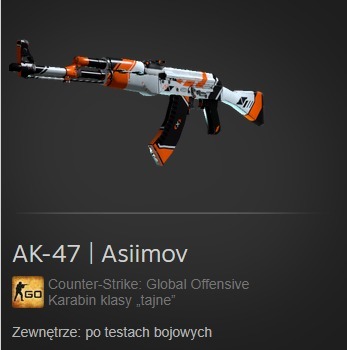 AK-47 Asimov CS GO SKIN | Staszów | Kup teraz na Allegro Lokalnie