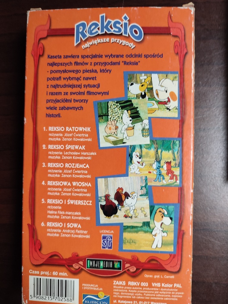 Colargol, Reksio, Bolek i Lolek VHS kasety wideo | Włosań | Kup teraz ...