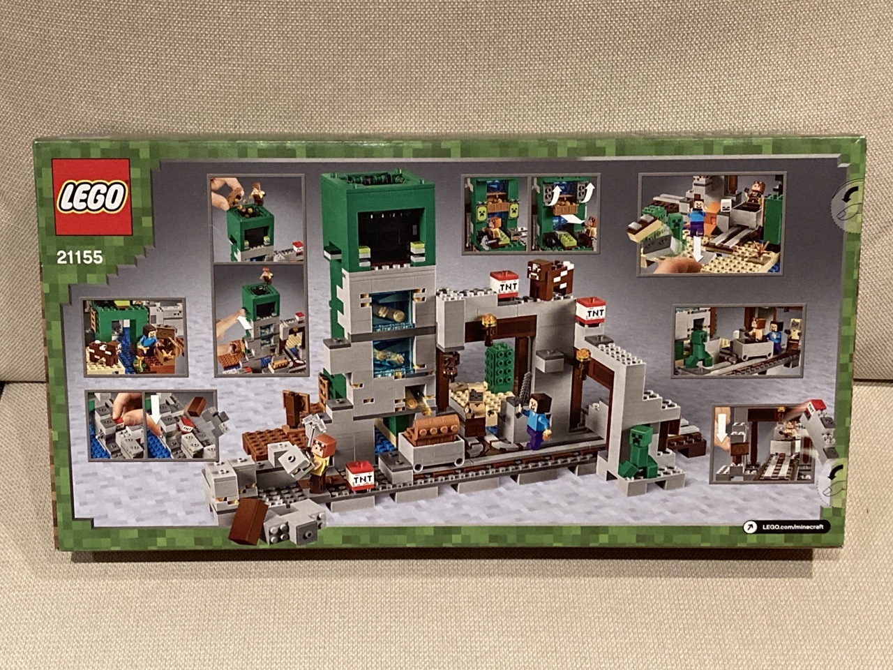 Lego minecraft 21155 kopalnia creeperów | Warszawa | Kup teraz na ...