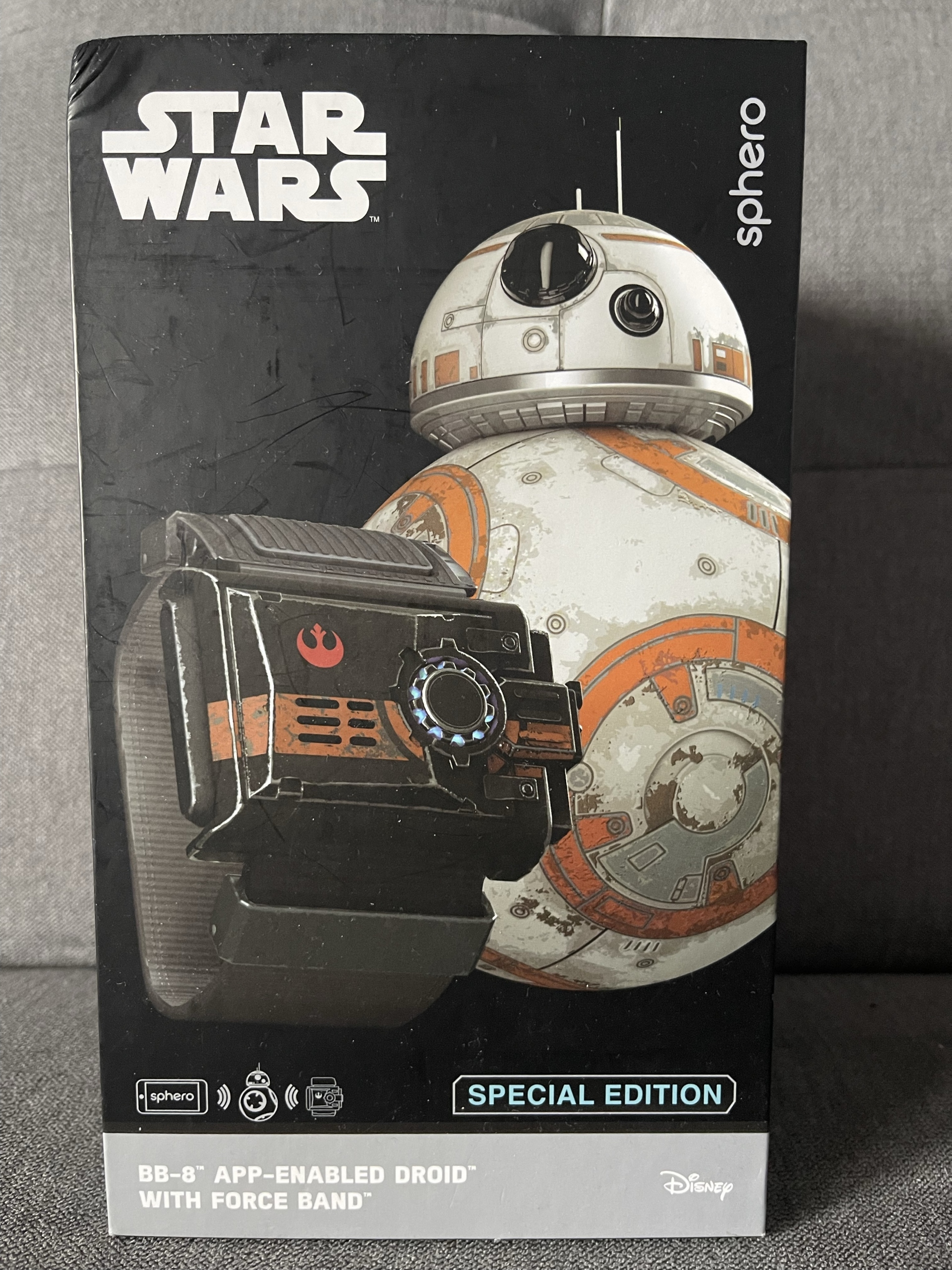 Robot Sphero Star Wars BB8 Special Edition z opaską Force Band ...