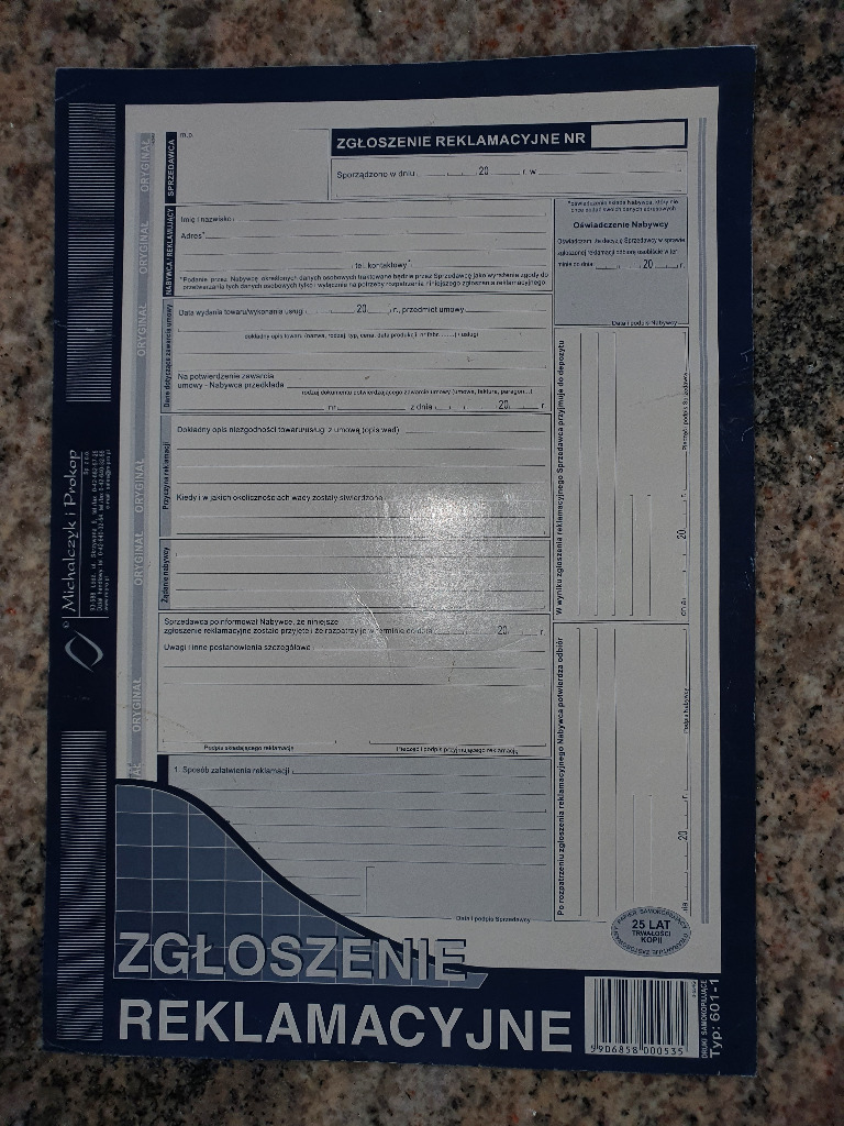Zgłoszenie yjne 3sztuki bloczek | Aleksandrów Kujawski | Kup teraz na Allegro Lokalnie
