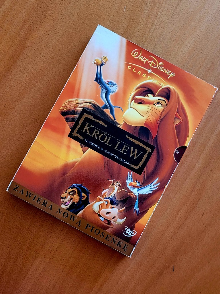 "Król Lew" Disney Clasics - film DVD | Kazimierza Wielka | Kup teraz na ...
