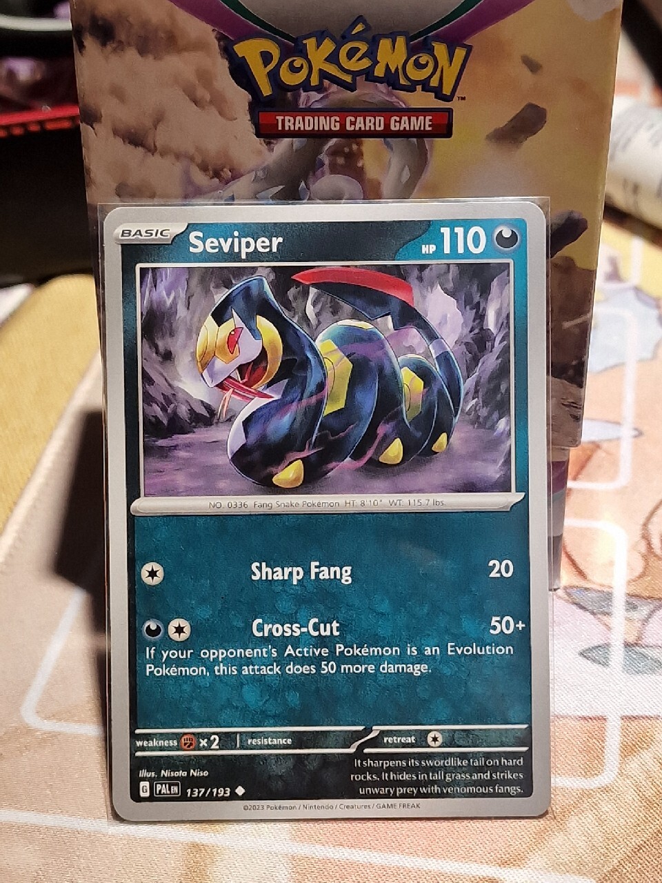 Karta Pokemon Seviper PAL 137 Paldea Evolved | Gdańsk | Kup teraz na ...