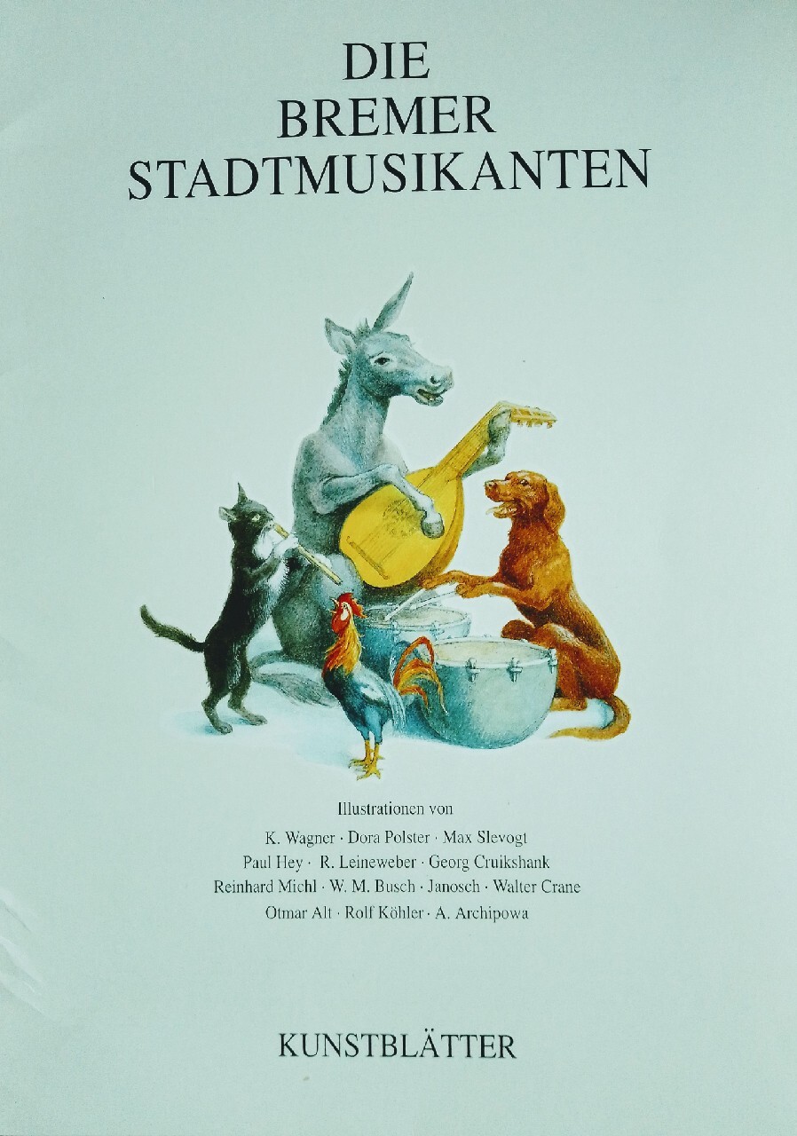 Ilustracje Muzykanci z Bremy braci Grimm 14 szt | Opole | Kup teraz na ...