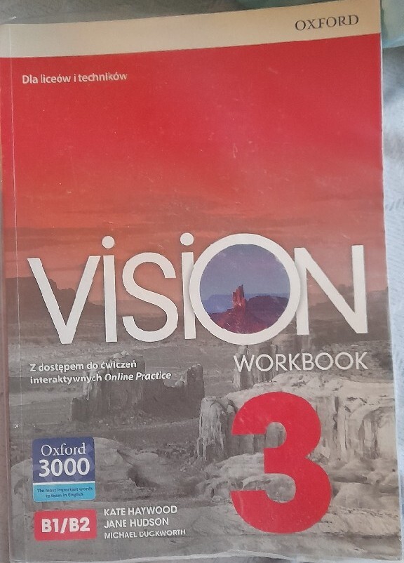 Vision student's workbook 3 poziom B1/B2 | NIEMODLIN | Kup teraz na ...