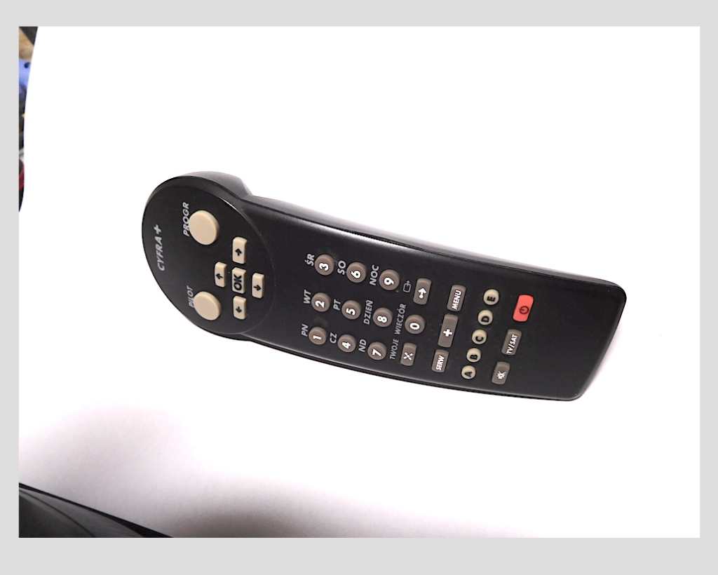 PILOT CYFRA + Pilot do tunera cyfrowego może Philips | Warszawa | Kup ...